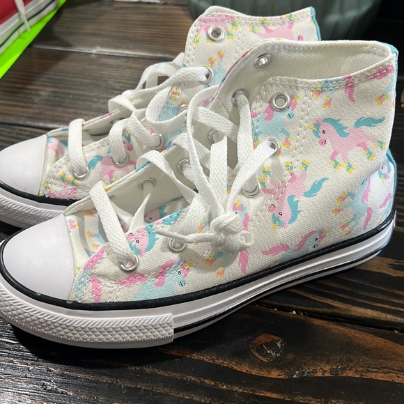 Converse | Shoes | Childrens Converse Chuck Taylor Unicorn Canvas High ...